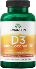 Swanson Vitamin D-3 softgels for immunity