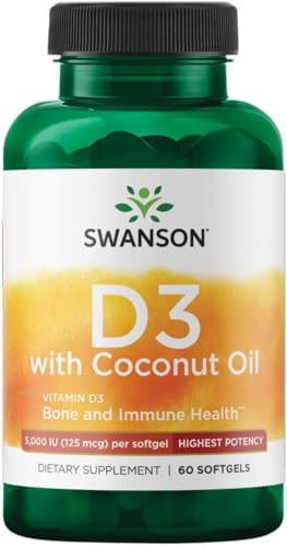 Swanson Vitamin D-3 softgels for immunity