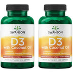 Swanson Vitamin D softgels for immunity