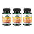 Swanson vitamin D2 and D3 capsules