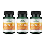 Swanson vitamin D2 and D3 capsules