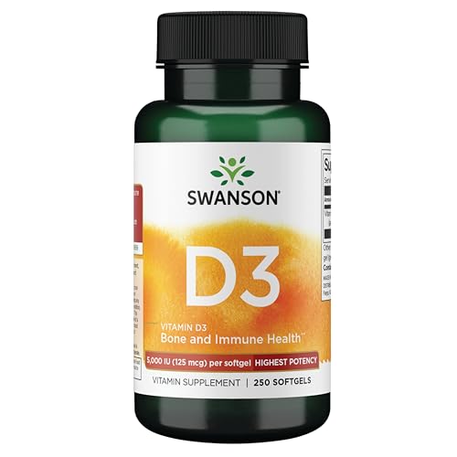 Swanson Vitamin D3 softgels benefits