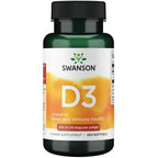 Swanson Vitamin D3 softgels for immunity
