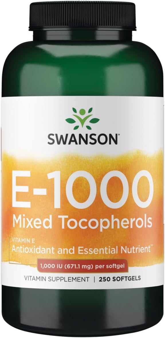 Swanson vitamin E softgels benefits