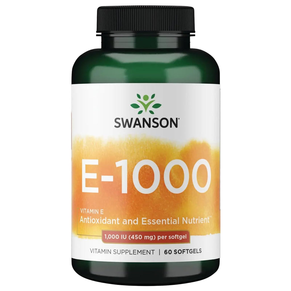 Swanson vitamin E softgels for health