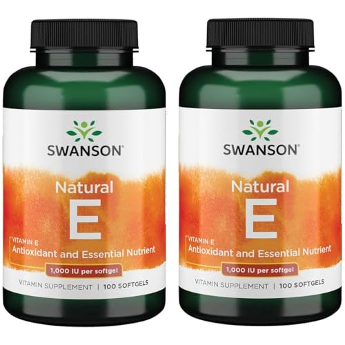 Swanson Vitamin E softgels for skin health