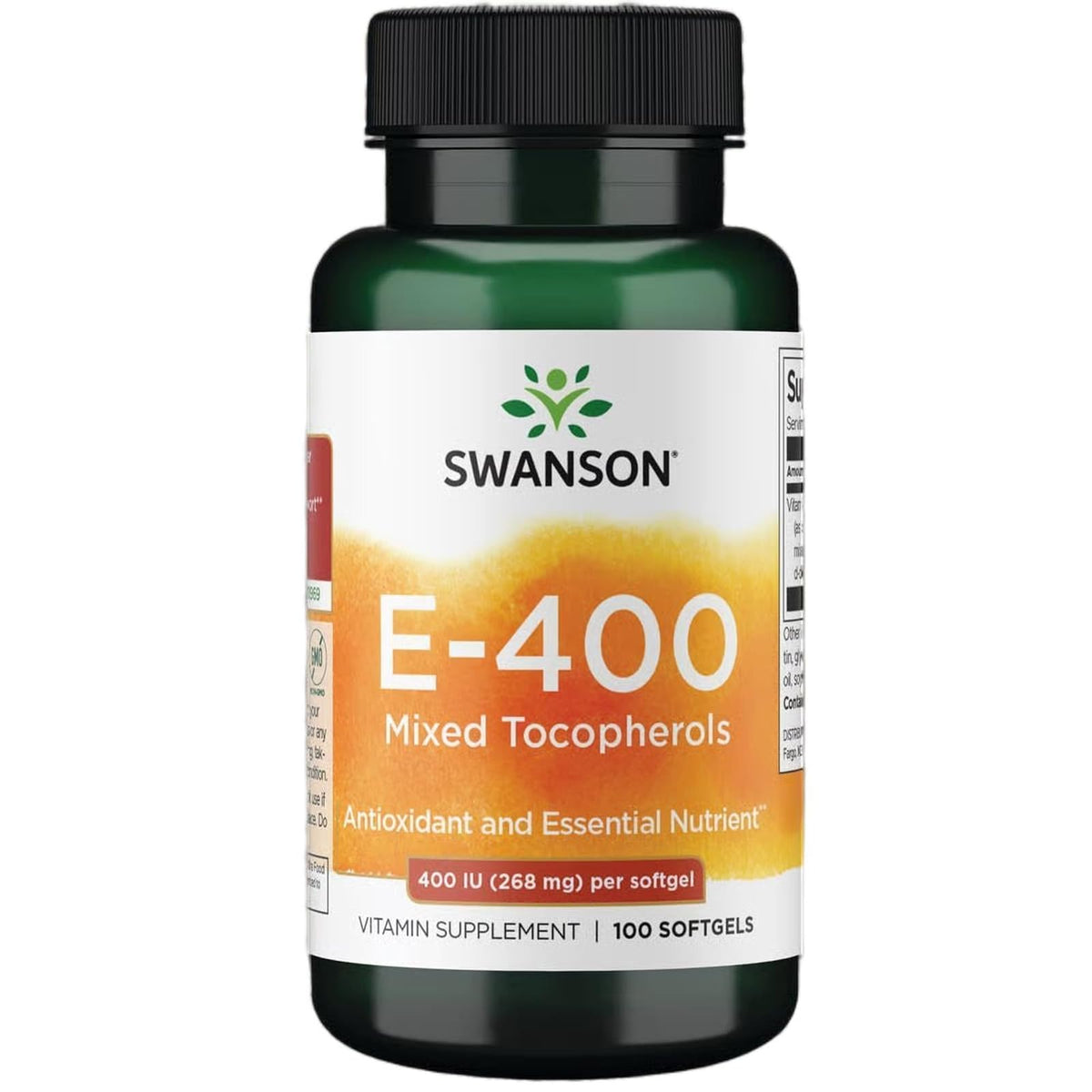 Swanson vitamin E softgels for skin health