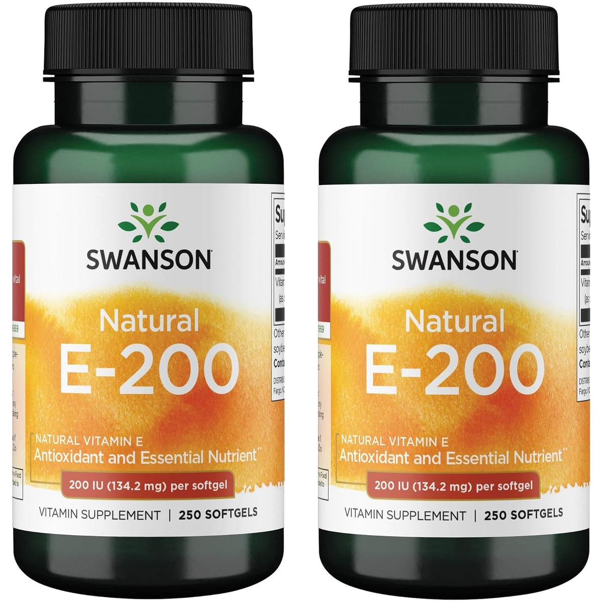 Swanson Vitamin E softgels for skin health