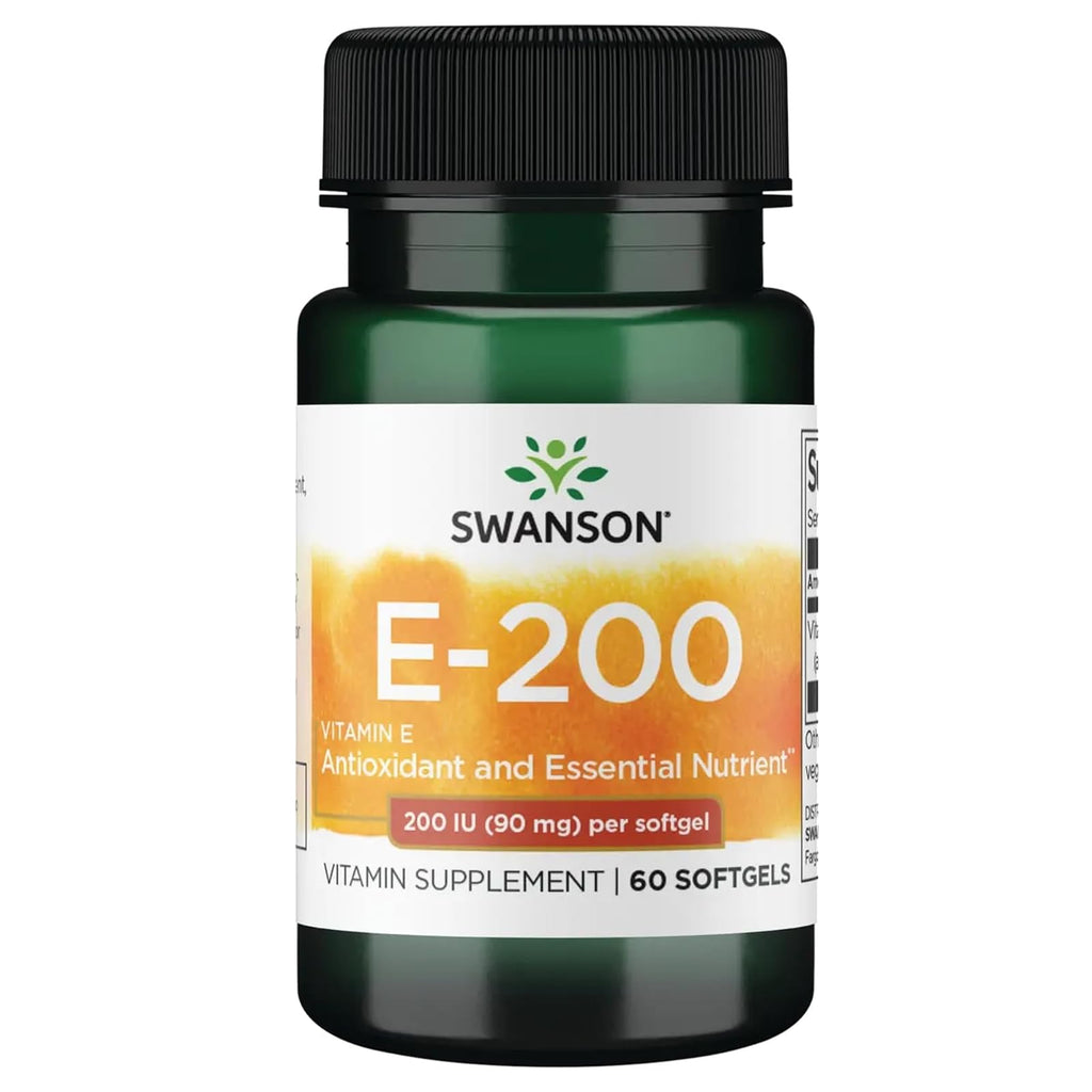 Swanson Vitamin E softgels for skin health