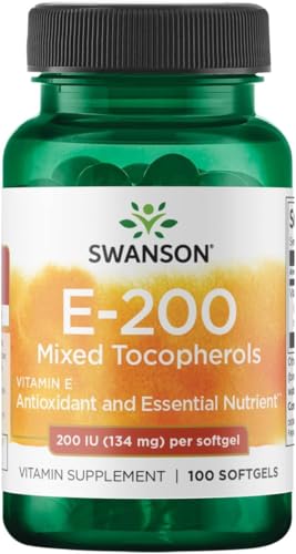 Swanson Vitamin E softgels for skin health