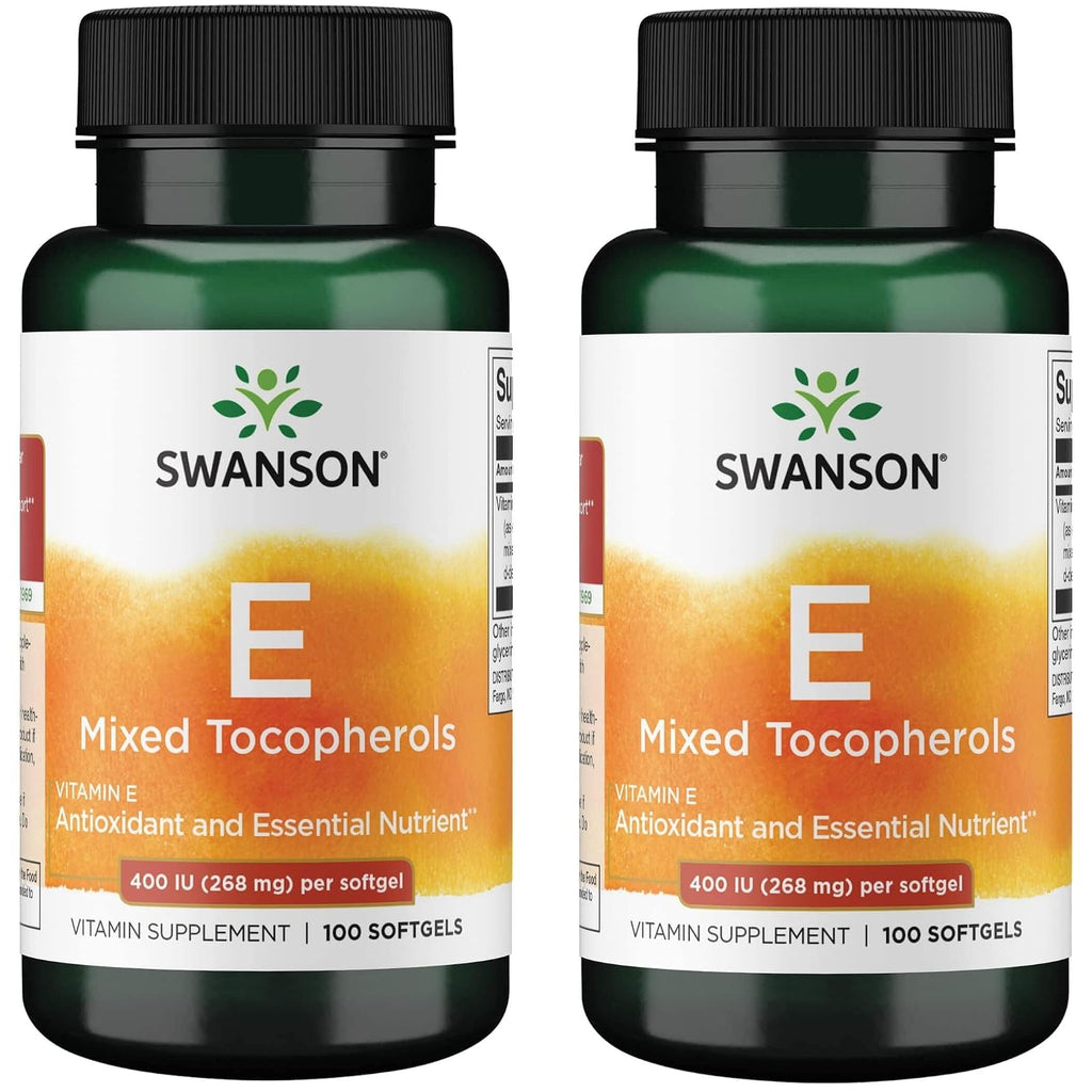 Swanson vitamin E softgels for skin health