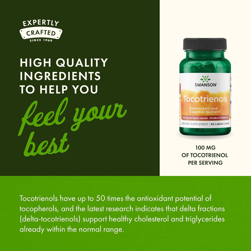 Swanson vitamin E tocotrienols benefits