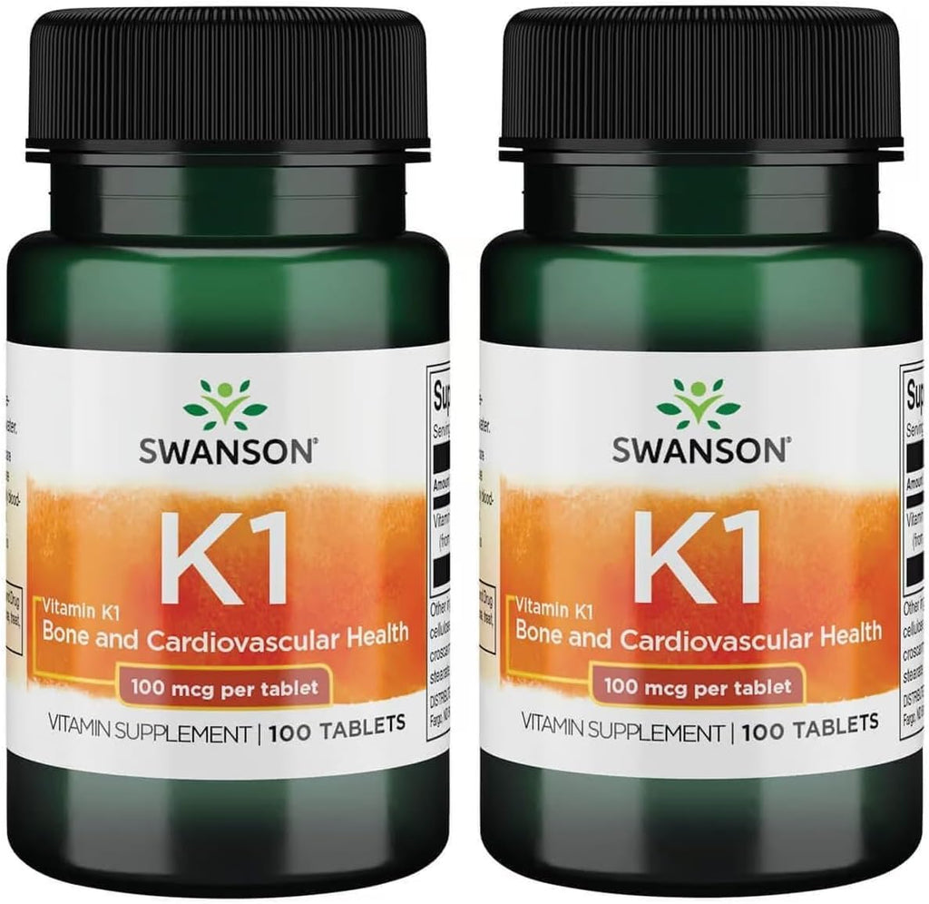 Swanson vitamin K-1 supplement tablets