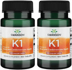 Swanson vitamin K-1 supplement tablets