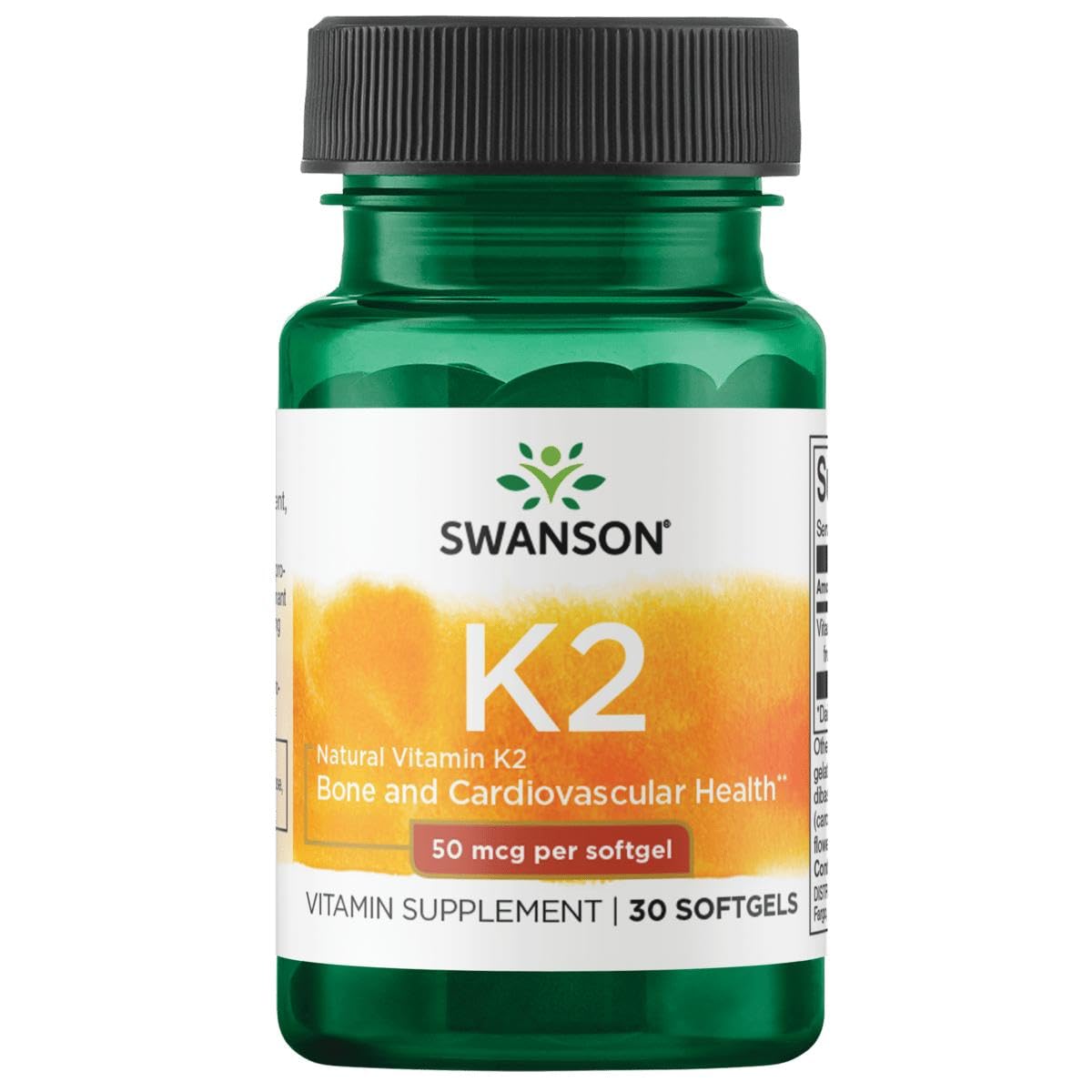 Swanson vitamin K2 softgels for bone health