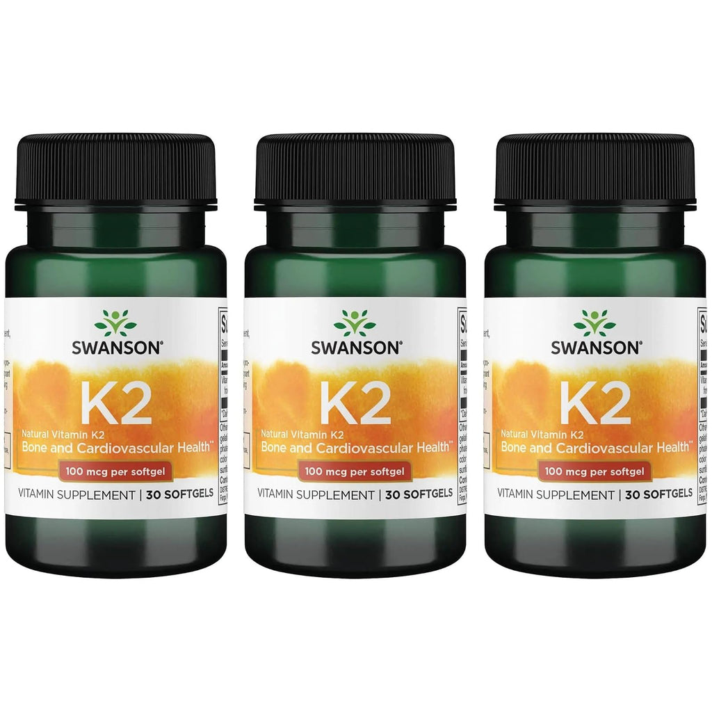 Swanson vitamin K2 softgels for bone health