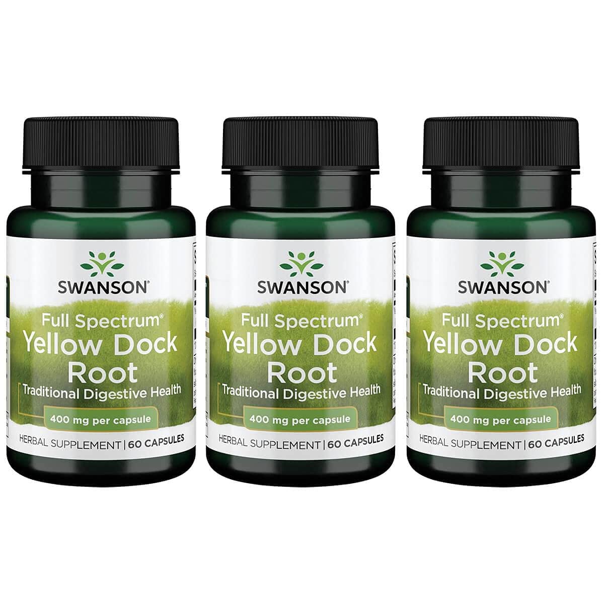 Swanson yellow dock root capsules