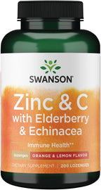 Swanson Zinc & C lozenges for immune support