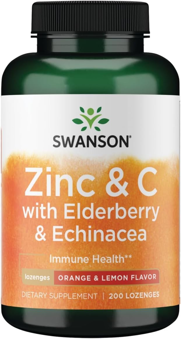 Swanson Zinc & C lozenges for immune support