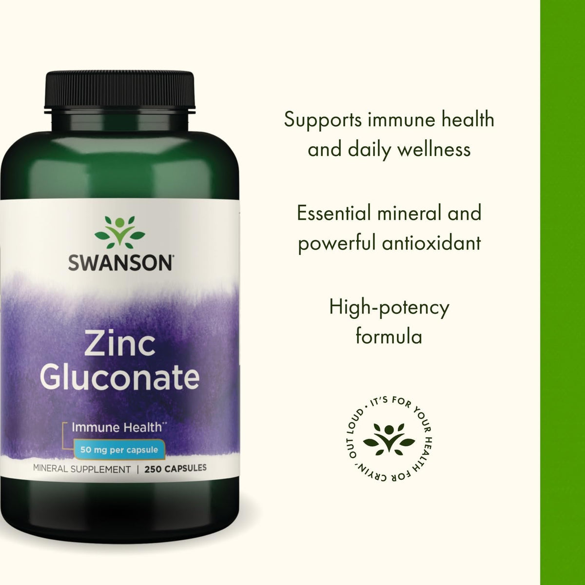 Swanson zinc for daily health