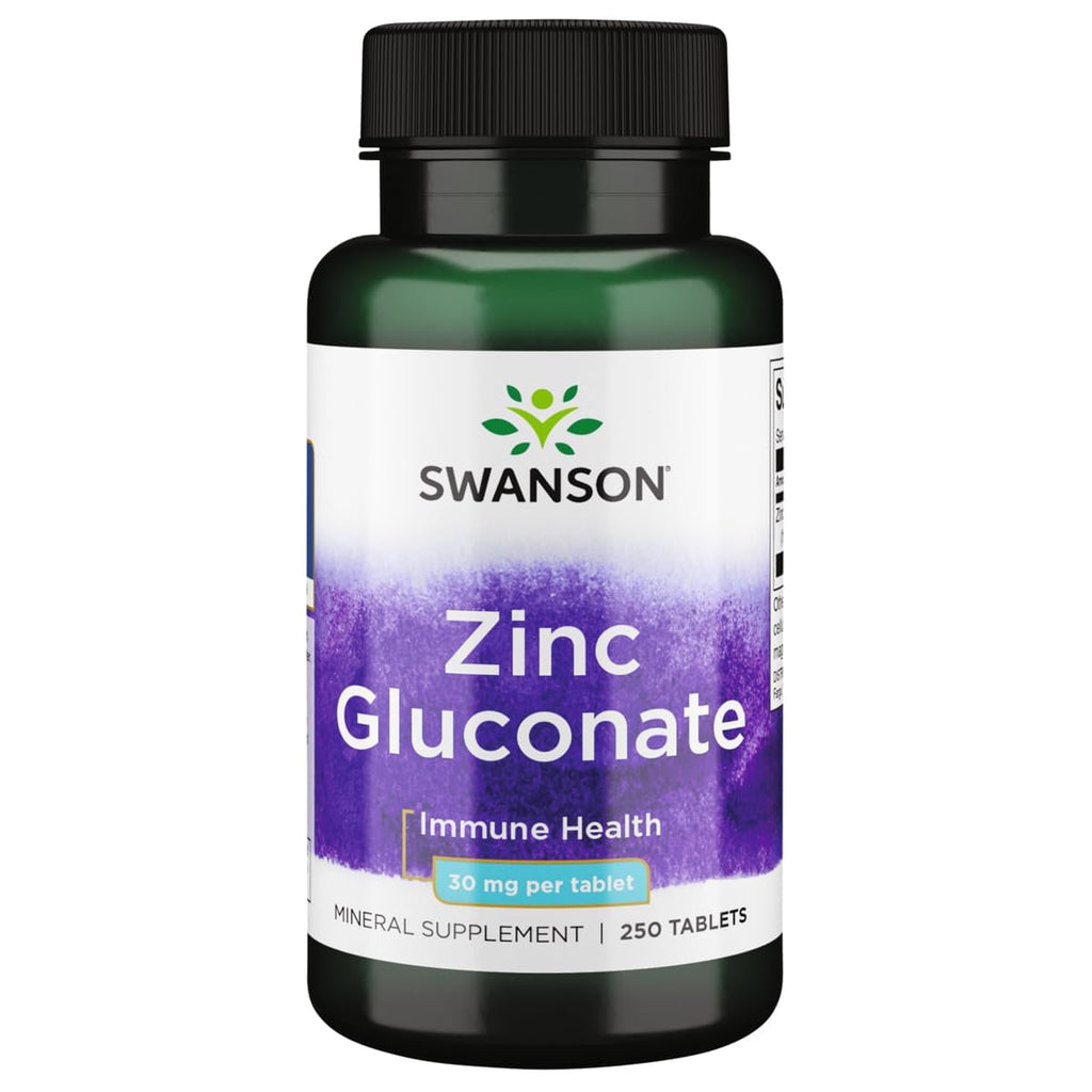 Swanson Zinc Gluconate 30 mg tablets