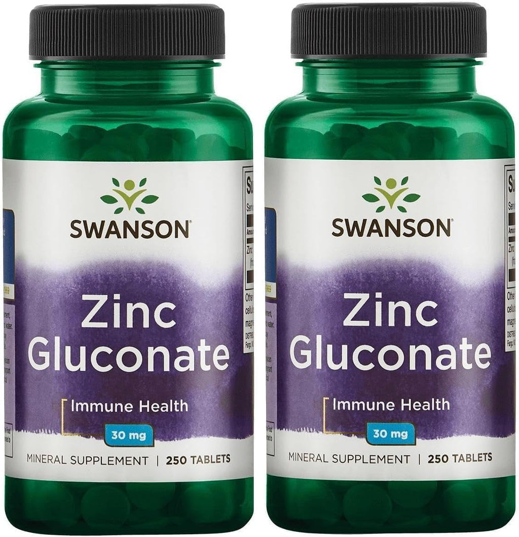Swanson Zinc Gluconate 30 mg tablets