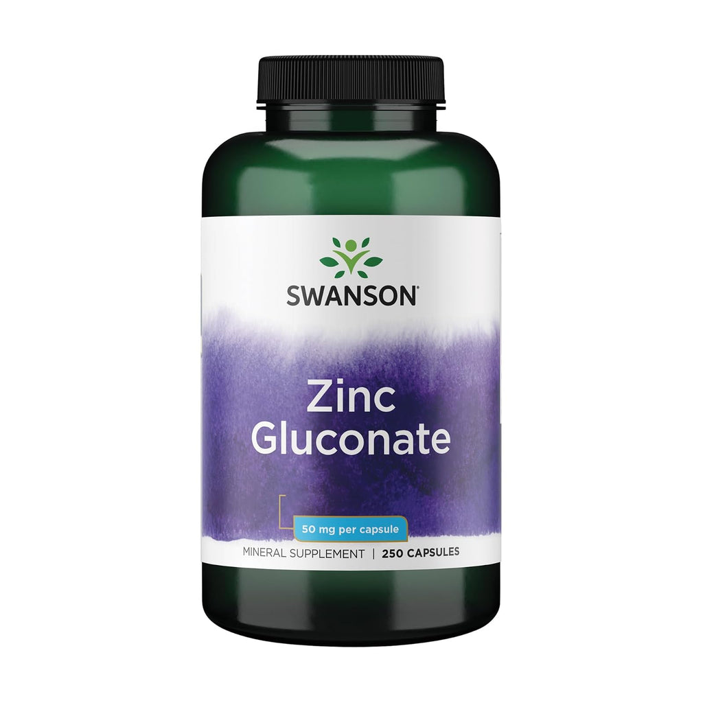 Swanson Zinc Gluconate capsules for immunity
