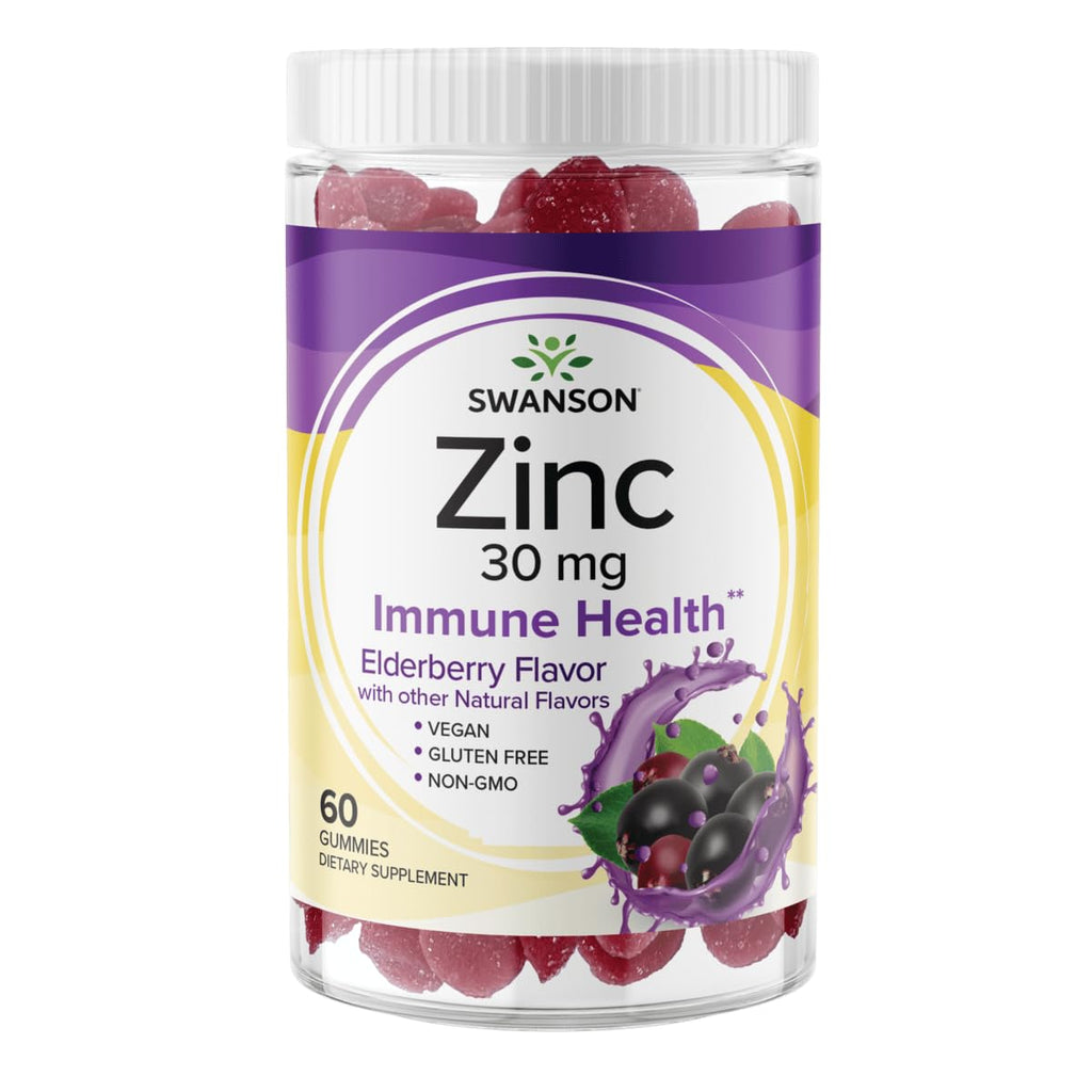 Swanson Zinc Gummies with Elderberry