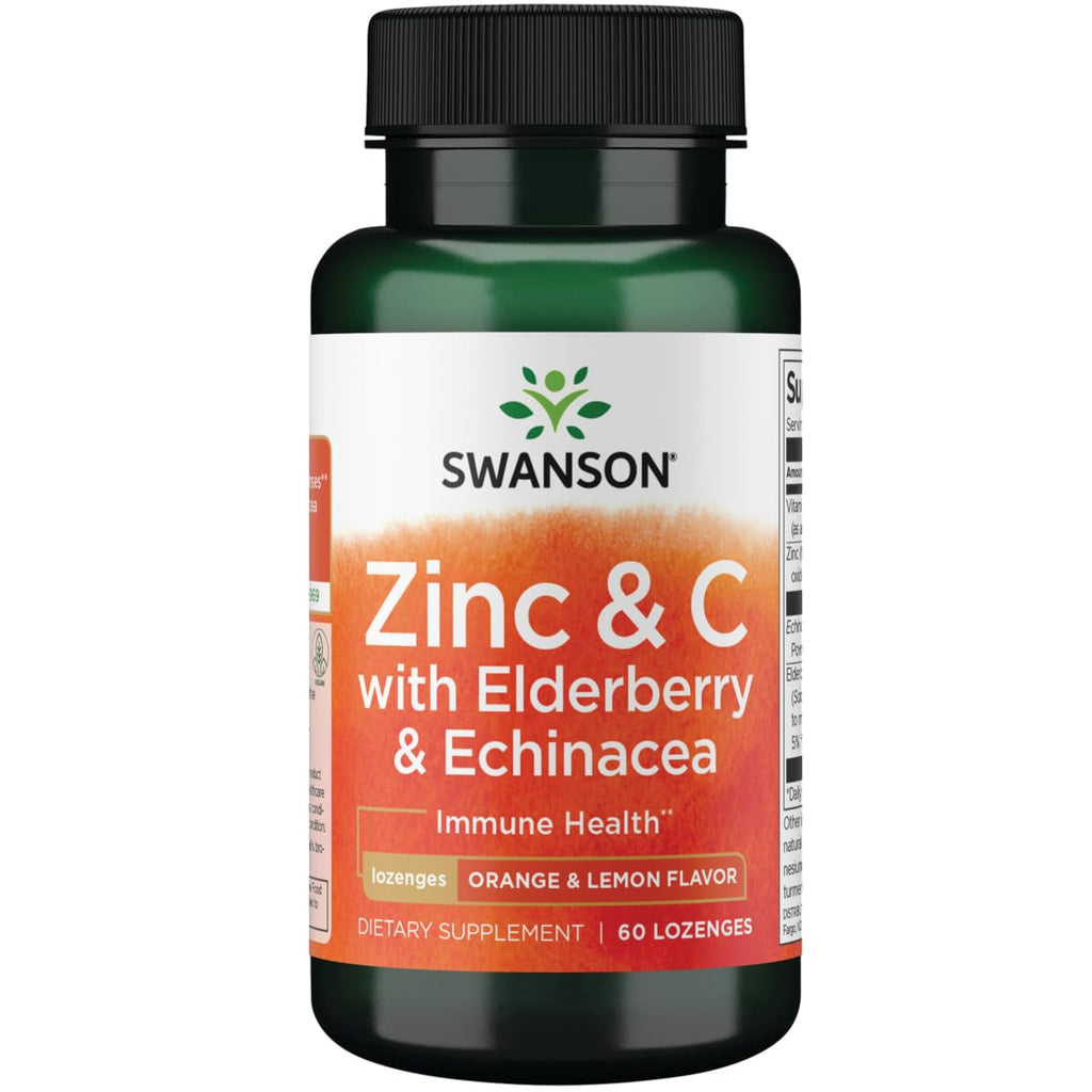Swanson Zinc lozenges for immune support