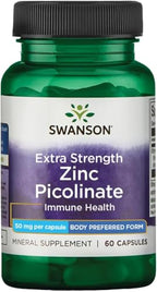 Swanson zinc picolinate capsules for immunity