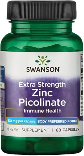 Swanson zinc picolinate capsules for immunity