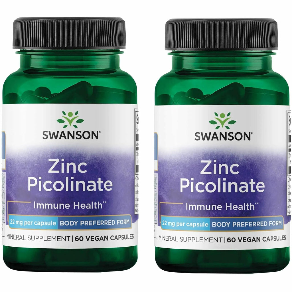 Swanson zinc picolinate vegan capsules