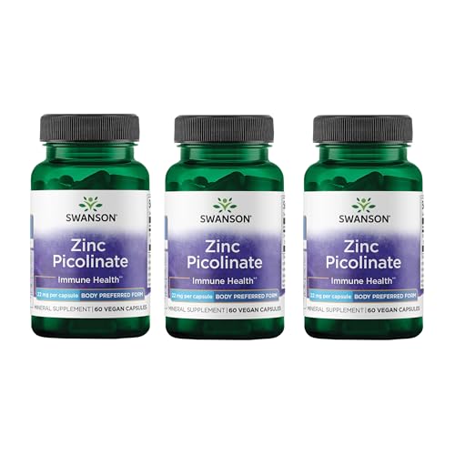 Swanson zinc picolinate vegan capsules