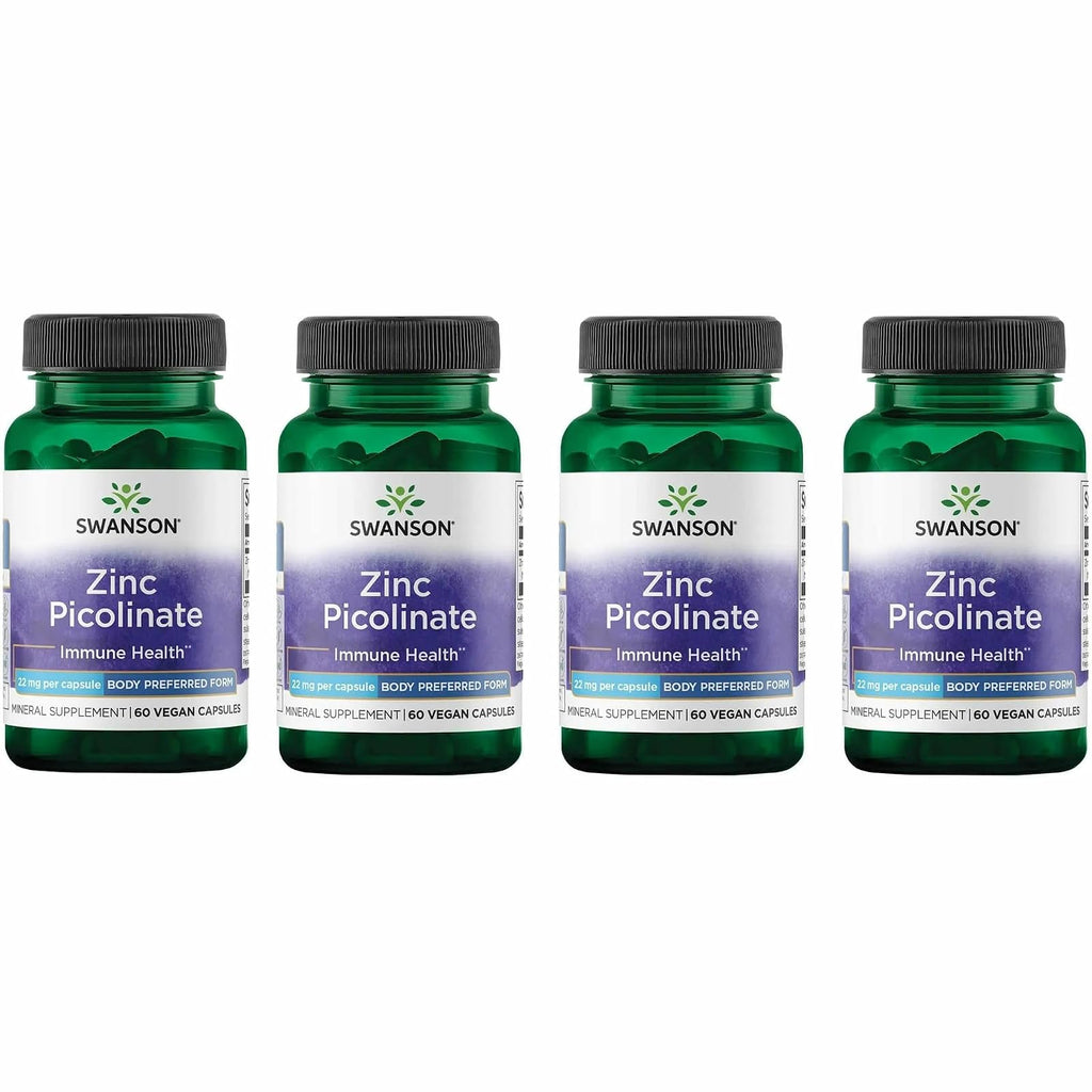 Swanson zinc picolinate vegan capsules