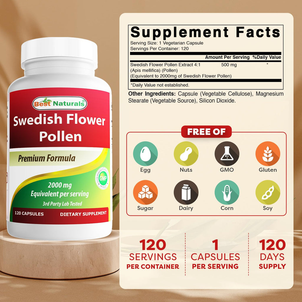 Swedish Flower Pollen multivitamin for women