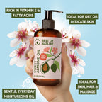 Sweet almond oil for cooking and baking