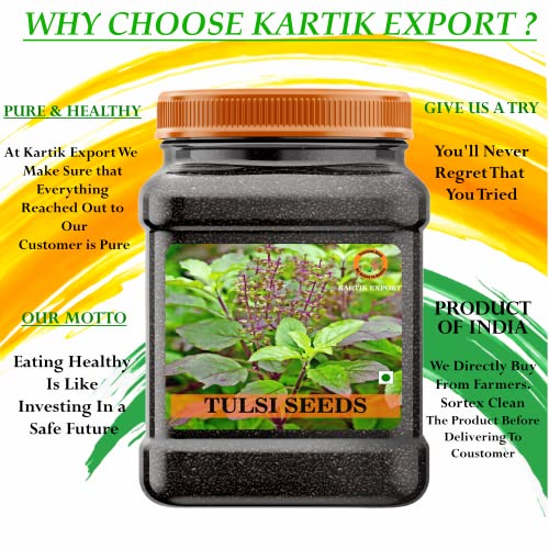 Sweet basil seeds for refreshing drinks