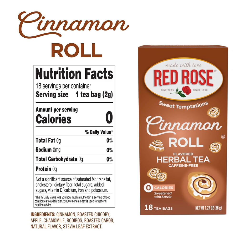 Sweet cinnamon roll tea blend