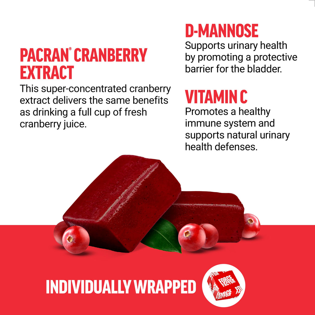 Sweet cranberry flavour supplement
