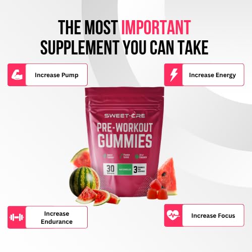 sweet cre pre-workout gummy benefits