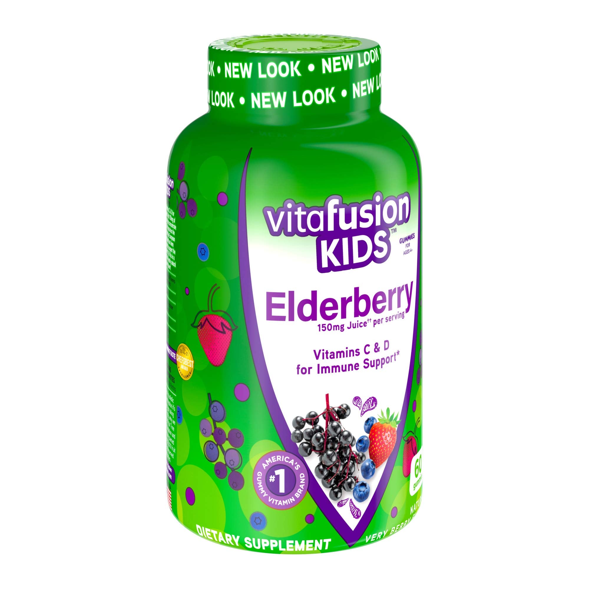 sweet elderberry vitamins for growing children