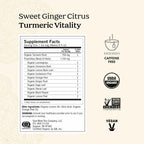Sweet Ginger Citrus turmeric infusion