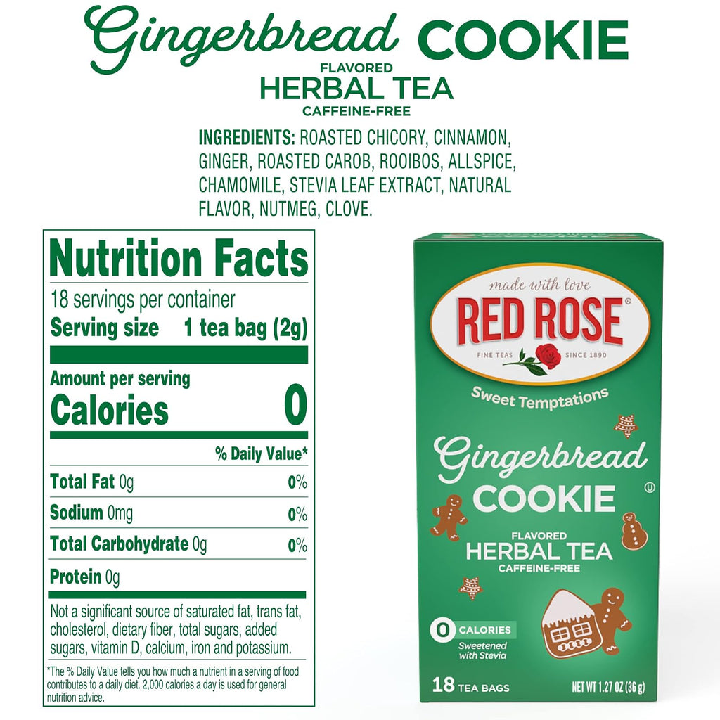 sweet gingerbread cookie tea experience