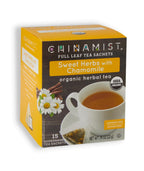 sweet herbs tea for calming effects