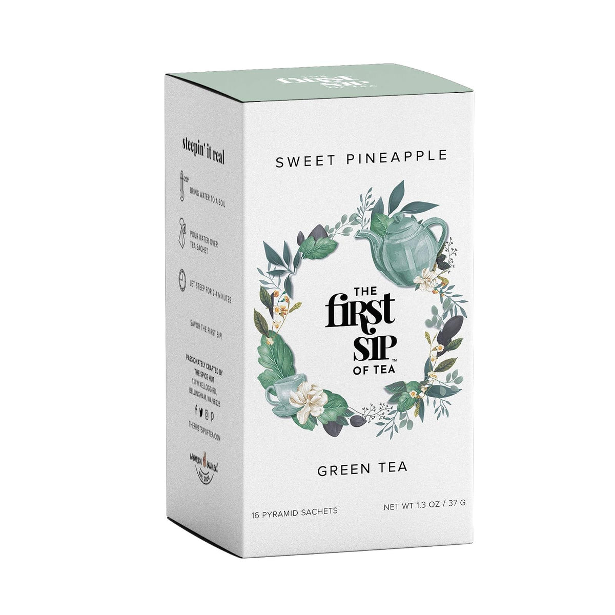 Sweet Pineapple Green Tea sachets