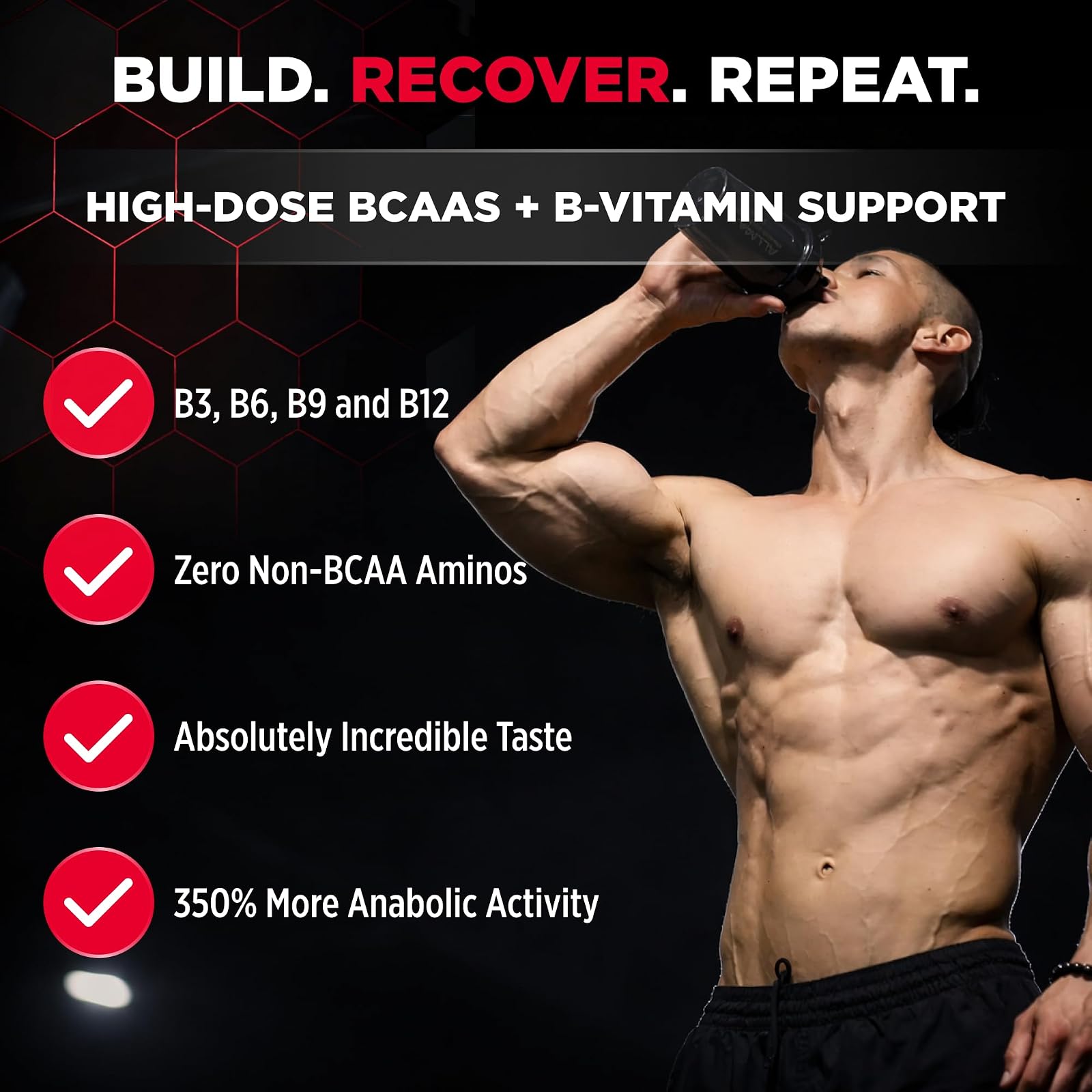 Sweet tea flavoured BCAA supplement