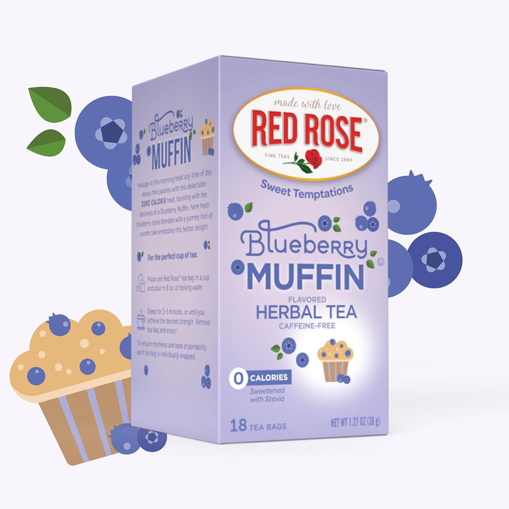 sweet temptations blueberry muffin tea