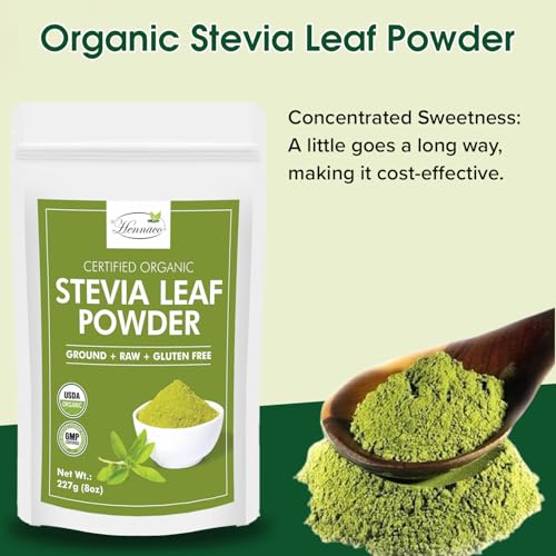 sweeten drinks with organic stevia powder