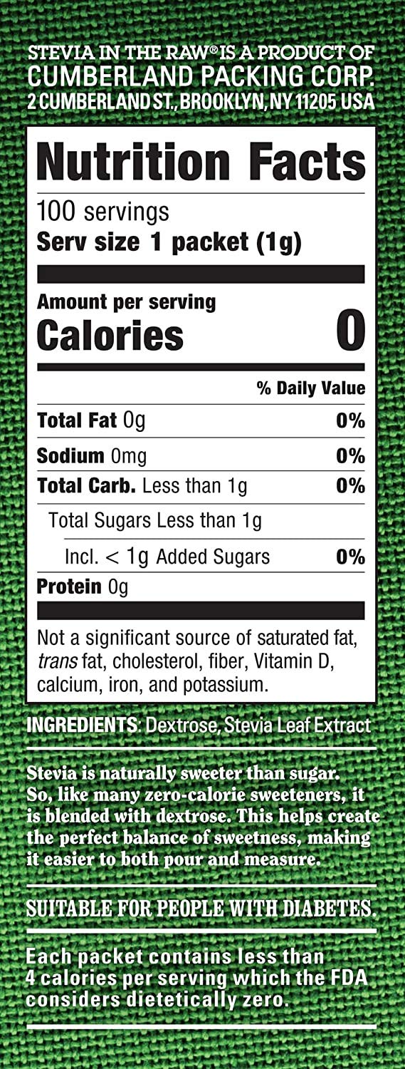 sweeten drinks with stevia