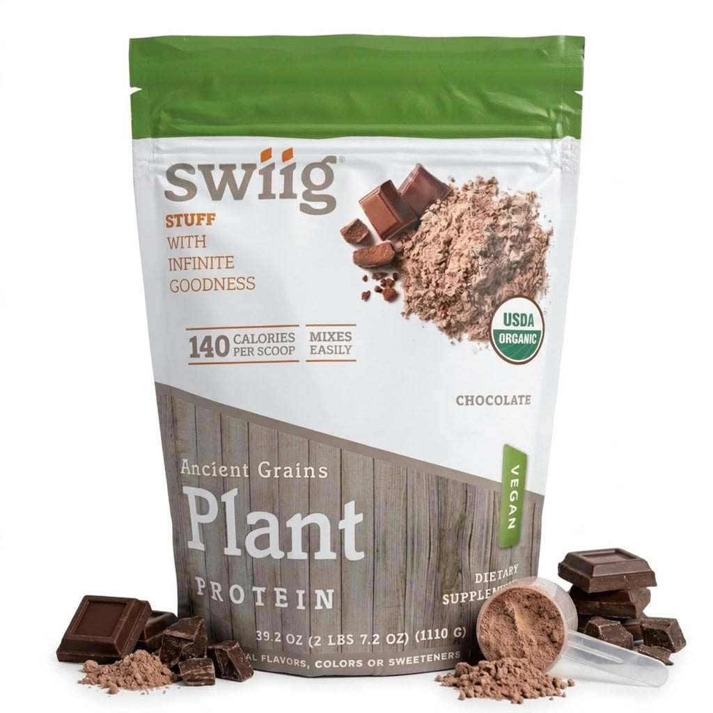swiig organic plant protein chocolate